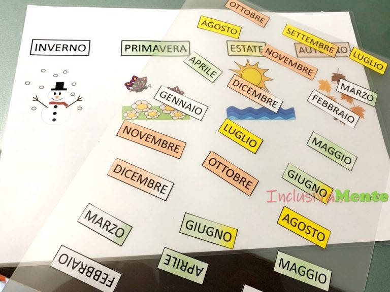 I MESI DELL'ANNO - InclusivaMente